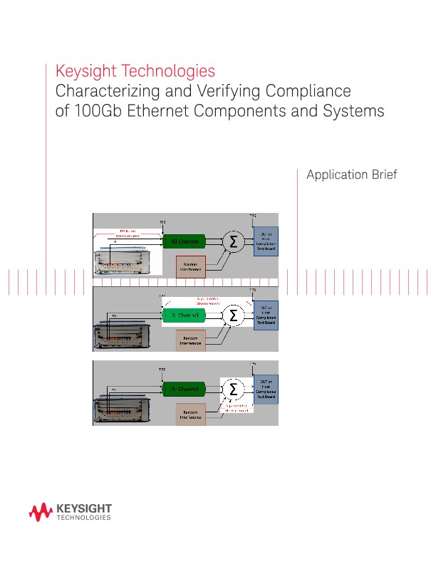 100 Gb Ethernet Components and Systems Compliance Verification PDF Asset Page | Keysight
